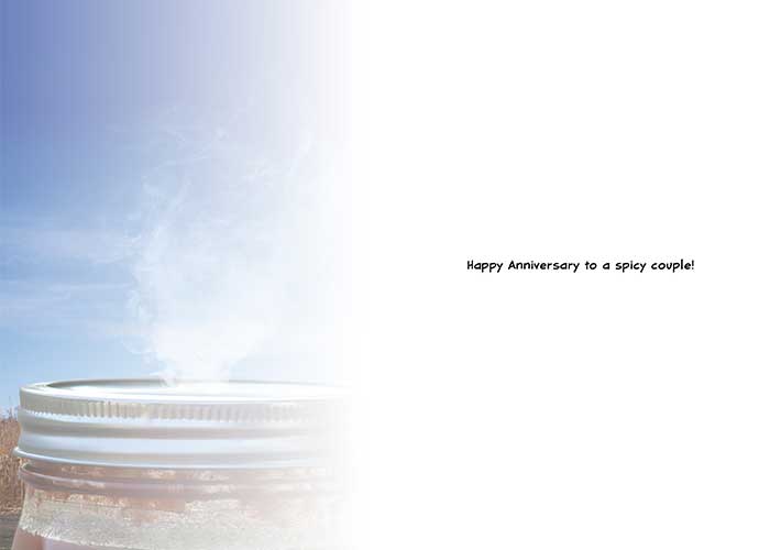 Hot. Hot. Hot. Anniversary Greeting Card | by Artist Kim Whittemore ...