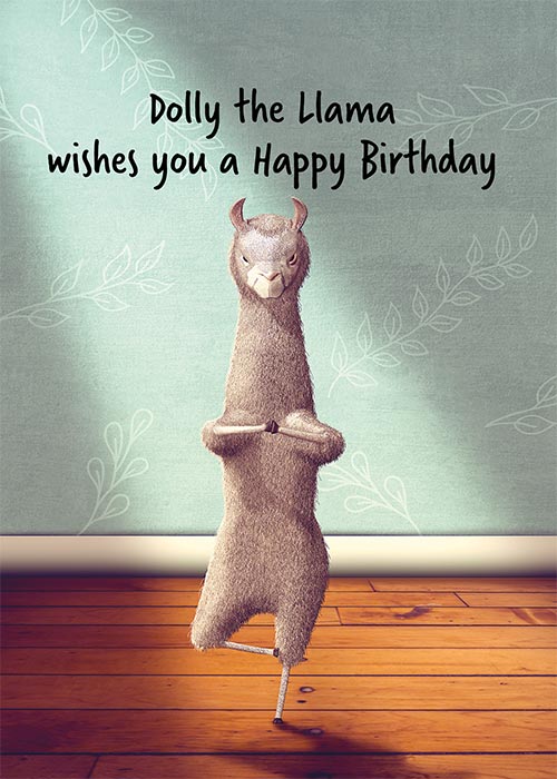 Llama Birthday Memes I Heard A Rumour Banana Llama Birthday Card